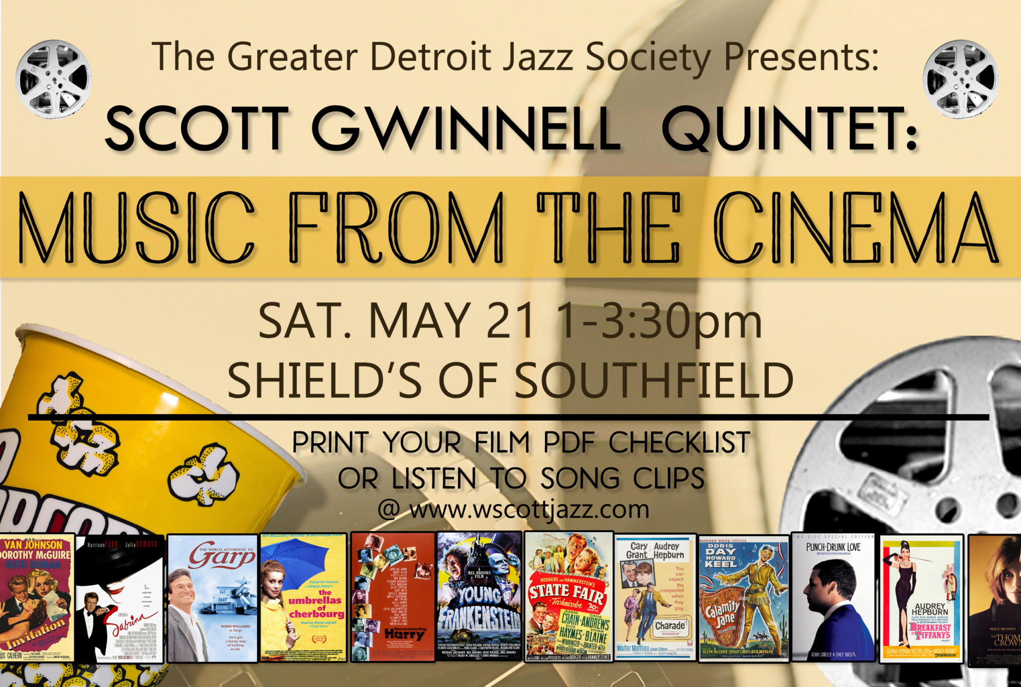 Music from the Movies w/ Scott Gwinnell & Emma Abouskasm - Greater ...